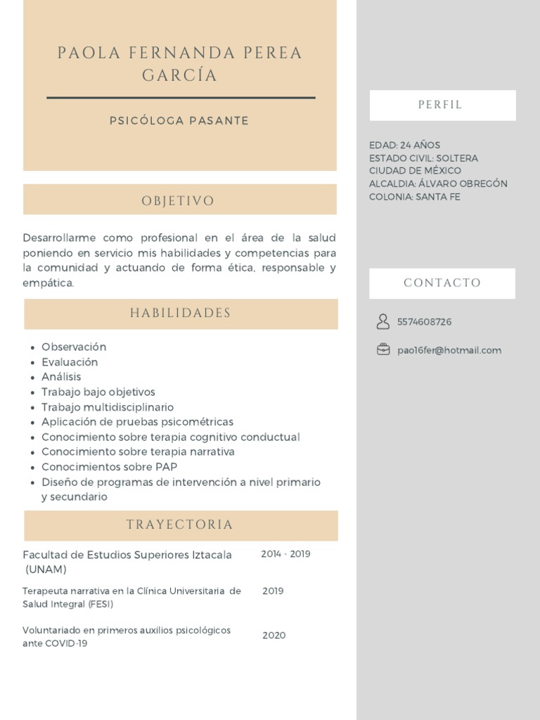 CV Paola Perea (C) | PDF