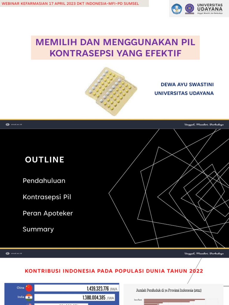 Narsum 1. Memilih Pil KB Tepat Dan Efektif | PDF | Kesehatan Holistik | Sains & Matematika