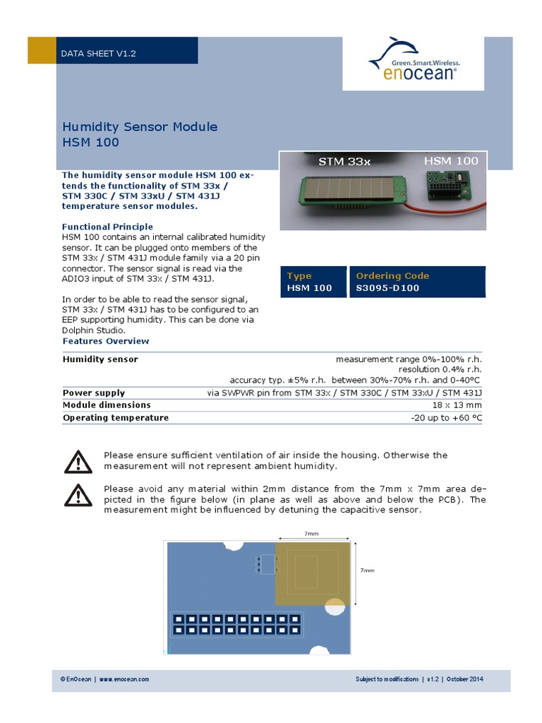 HSM_100_Data_Sheet_Oct_2014 | PDF