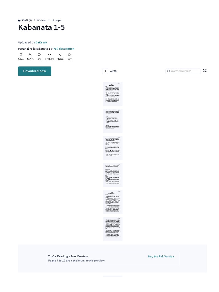 Document430589131kabanata-1-5 Project | PDF