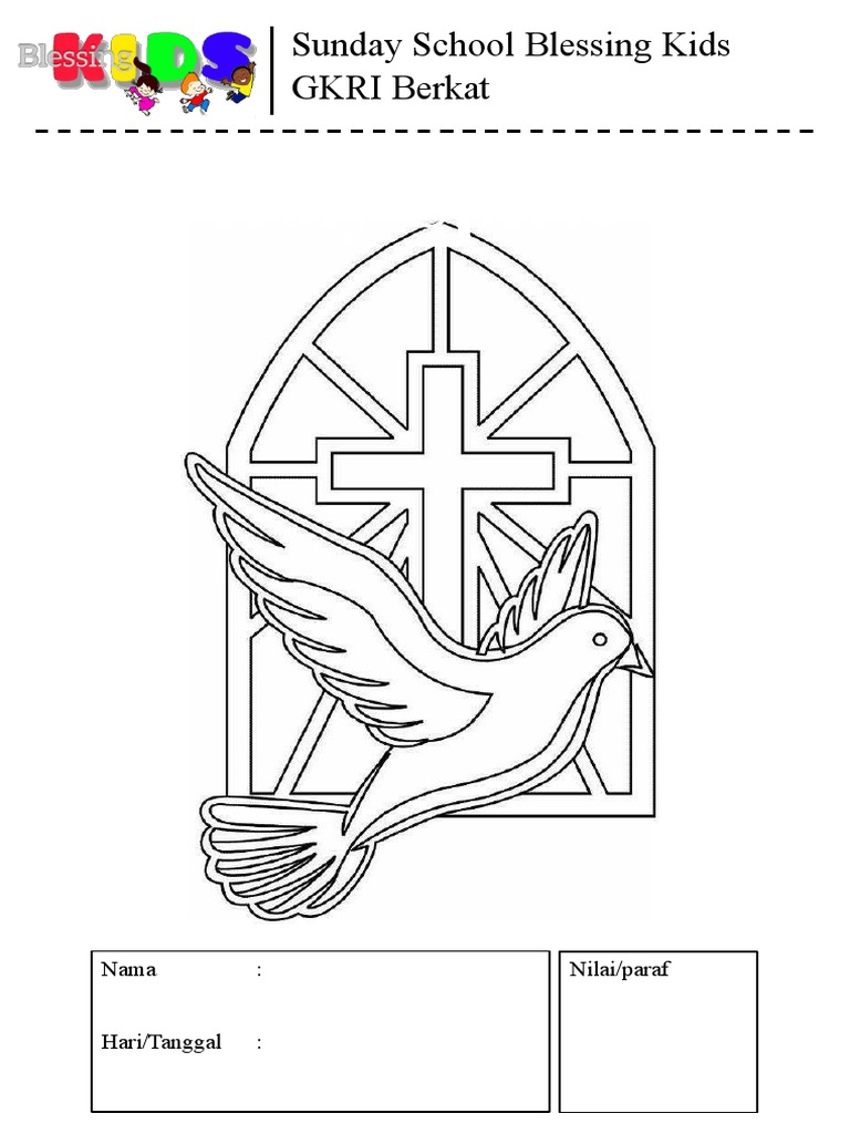 Aktivitas Mewarnai Roh Kudus | PDF