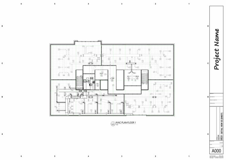 Gambar Denah HVAC LT 1 | PDF