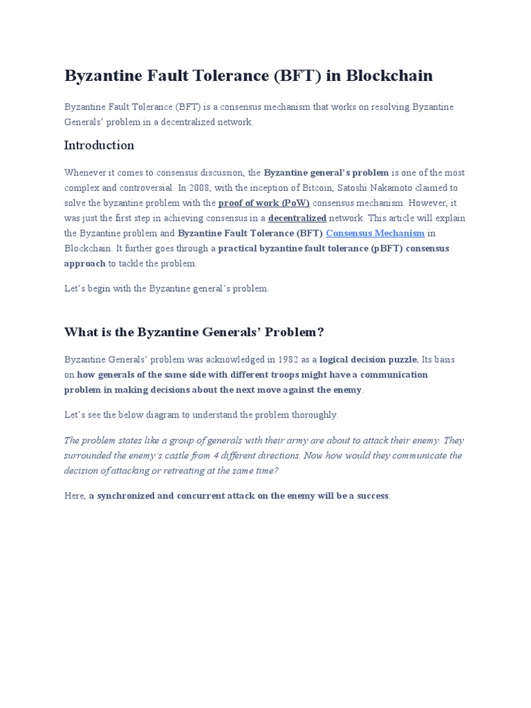 10.byzantine Fault Tolerant System | PDF 10.byzantine Fault Tolerant System | PDF