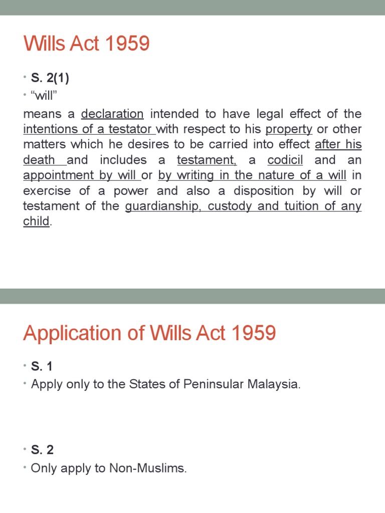 2 - Definition of Will | Download Free PDF | Will And Testament ...