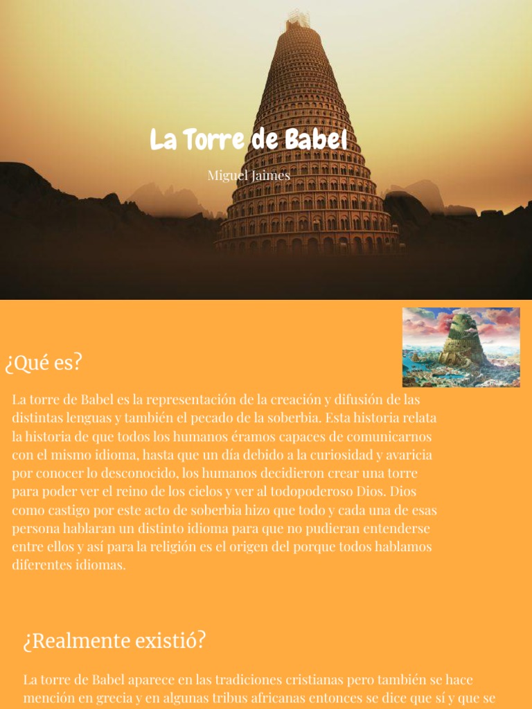 La Torre de Babel | PDF