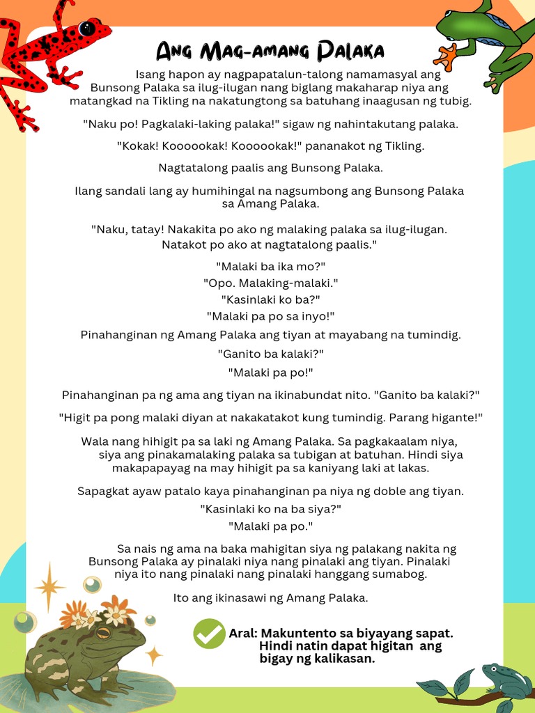 Ang Mag-Amang Palaka | PDF