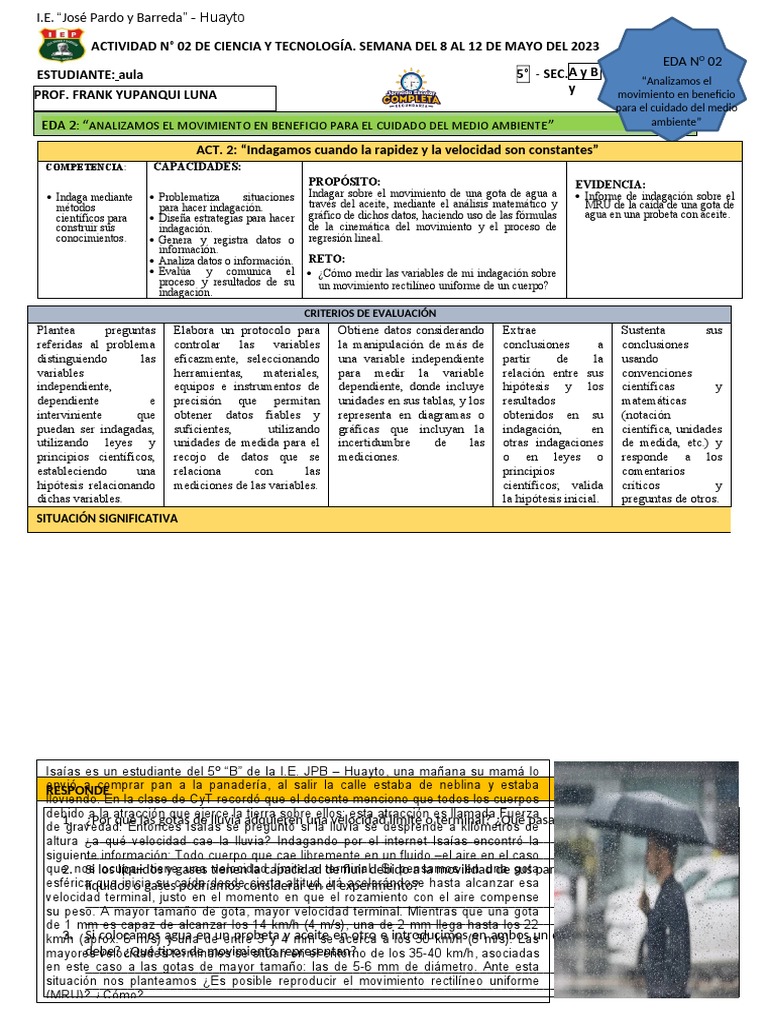 EDA 2 - 5° Actividad 2 | PDF