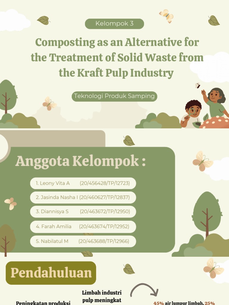 Kelompok 3 - PPT Composting - Industri Pulp Craft | PDF