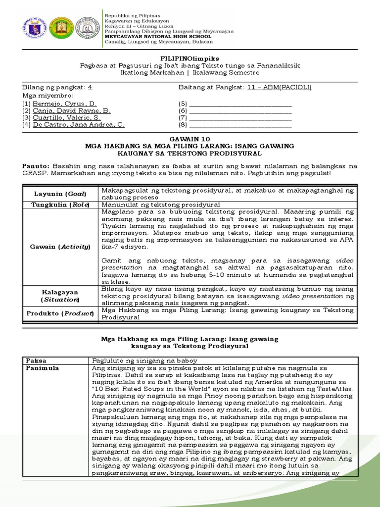 Tekstong Prosidyural | PDF