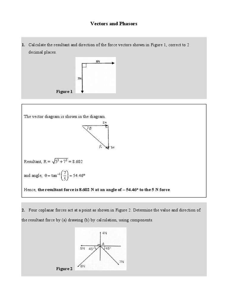 11 Solution_Vectors_advance_Tutorial part b | PDF | Amplitude | Mathematics
