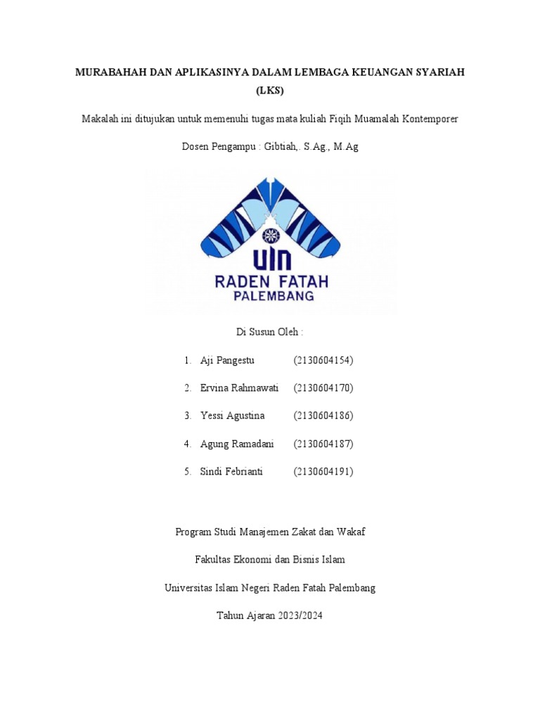 KELOMPOK 2 (Fiqih Muamalah Kontemporer) | PDF KELOMPOK 2 (Fiqih Muamalah Kontemporer) | PDF