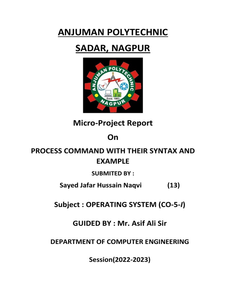 OSY Report 13 | PDF | Command Line Interface | Process (Computing) OSY Report 13 | PDF | Command Line Interface | Process (Computing)