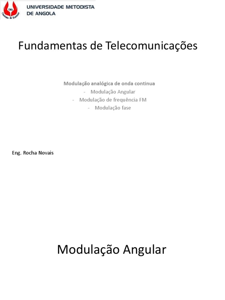 Modulaçao Angular FM PM | PDF