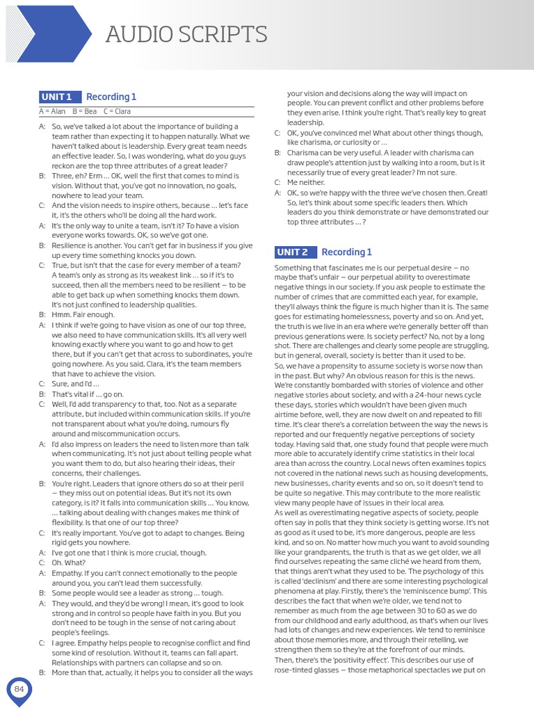 Roadmap C1 - Audioscripts - 2021 | PDF | Subscription Business Model