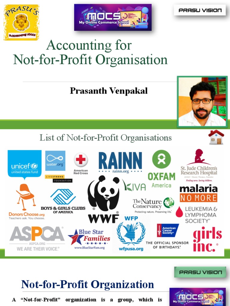 Accounting Basics for Non-Profit Organizations | PDF