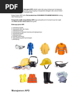 Tabel Standar Ketentuan APD | PDF
