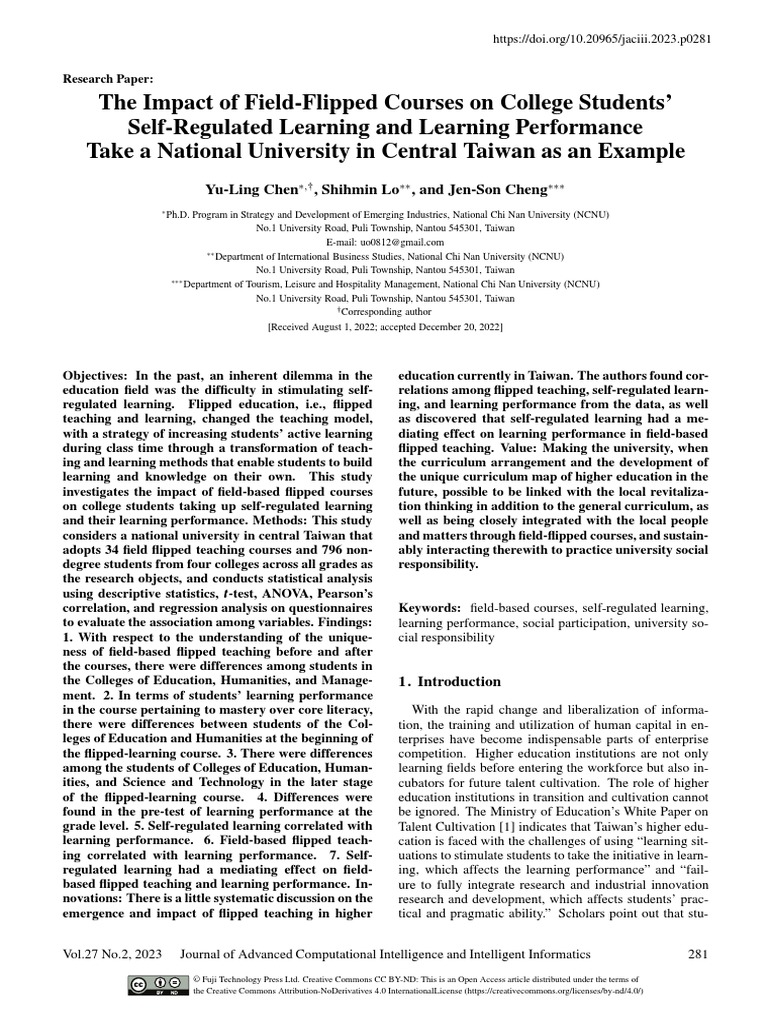 Fujipress - JACIII 27 2 18 | PDF | Learning | Regression Analysis