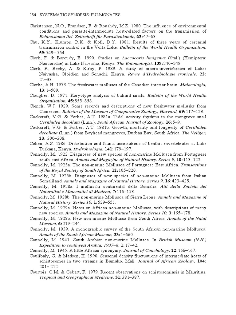 Freshwater Snails of Africa and Their Medical Importance (PDFDrive) (300-301) | PDF | Travel