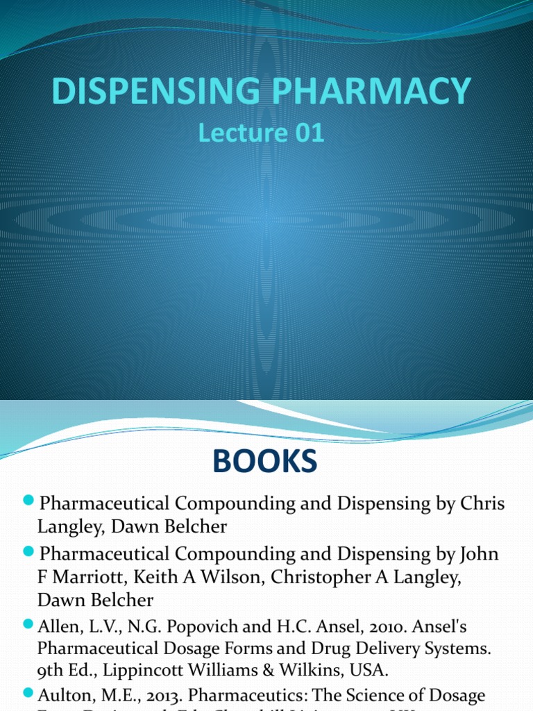 DISPENSING Intro | PDF | Pharmacy | Medical Prescription