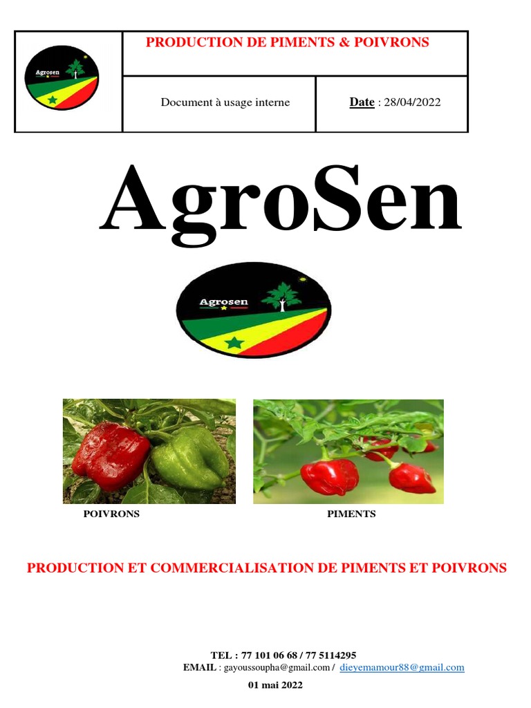 Projet Agricole AgroSen | PDF