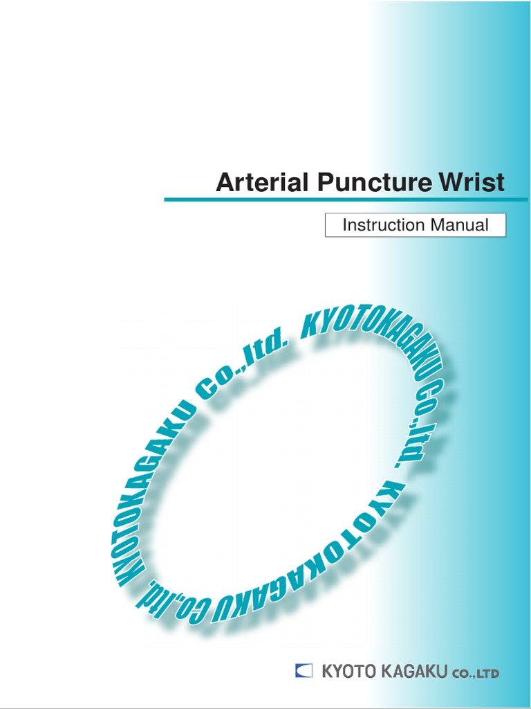 Arterial Puncture Wrist - IFU | PDF