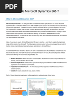 Microsoft Dynamics 365: A Cheat Sheet | PDF | Customer Relationship ...
