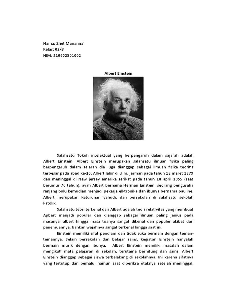 Albert Einstein | PDF