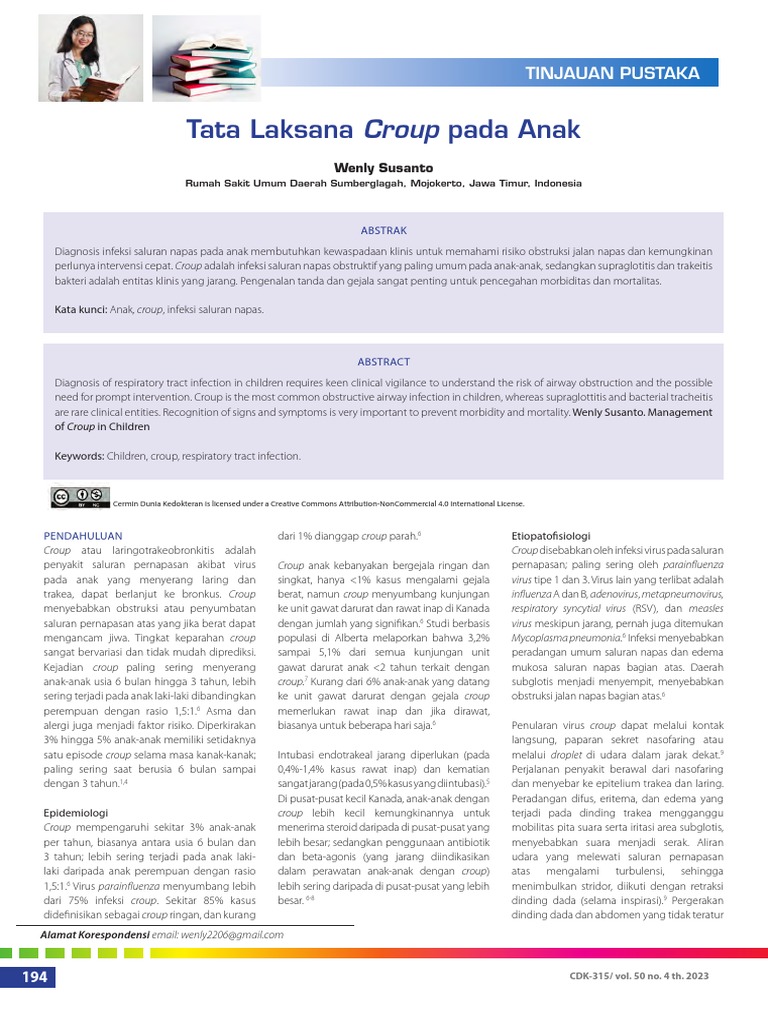 Tata Laksana Croup Pada Anak | PDF | Sains & Matematika