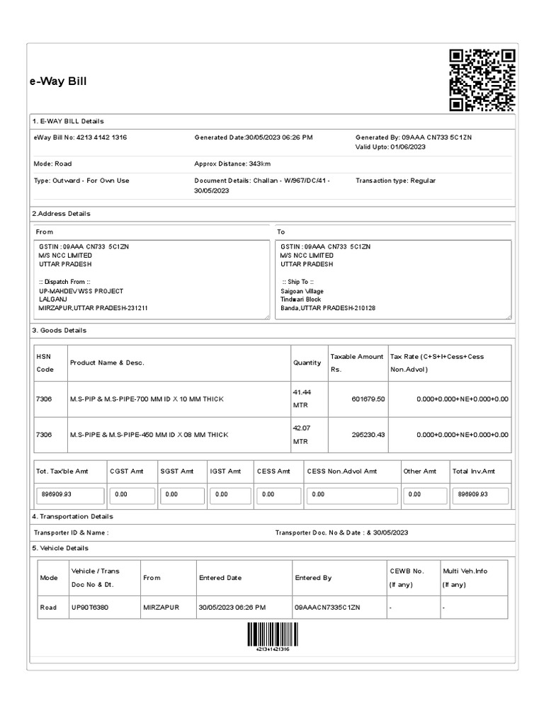E-Way_Bill__Mahadev_41 | PDF
