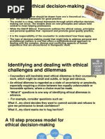 Ethical Decision Making Model Poster | PDF | Decision Making | Cognition