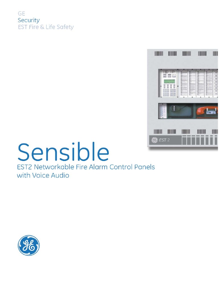 Brochure - EST2 Fire Alarm Control Panels - Est2+brochure | PDF
