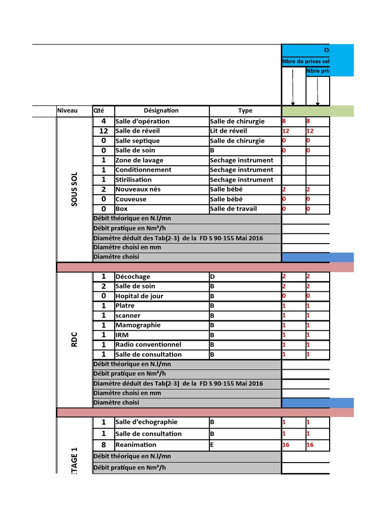 7 Note de Calcul Fluide Medicaux Fes | PDF