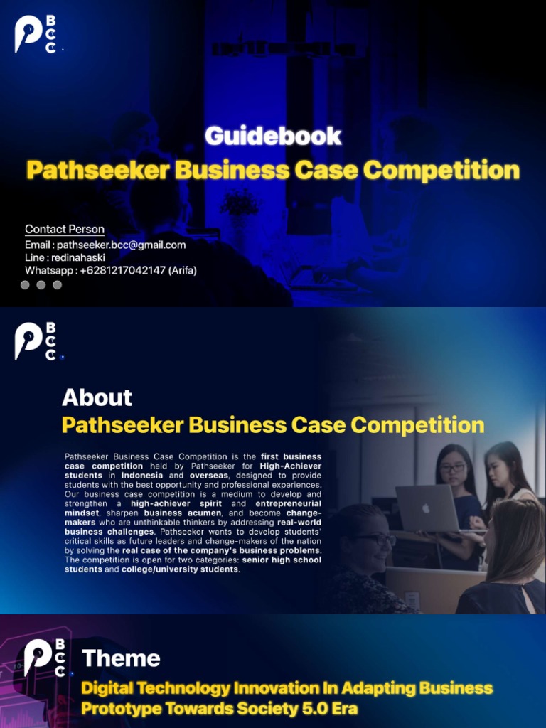 Guidebook Pathseeker Business Case Competition 3 | PDF