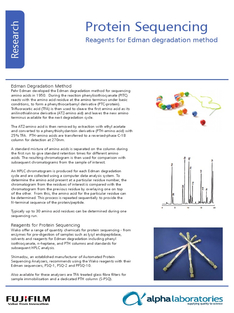 Protein Sequencing Nov21 | PDF | Science & Mathematics