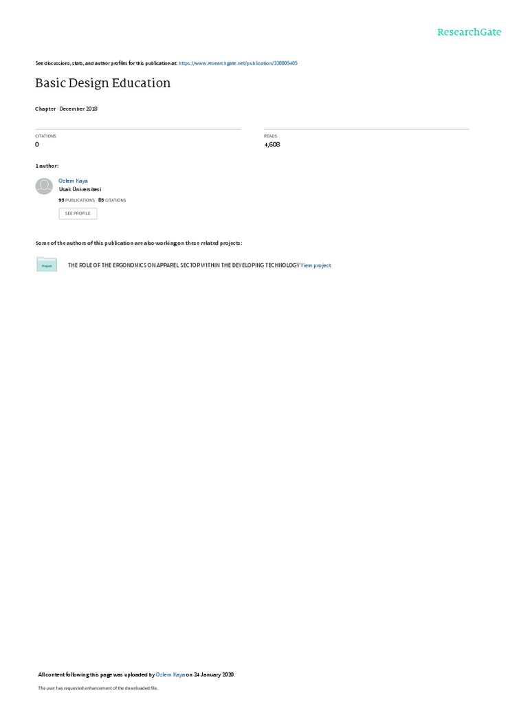 Basic Design Education | PDF | Design | Creativity