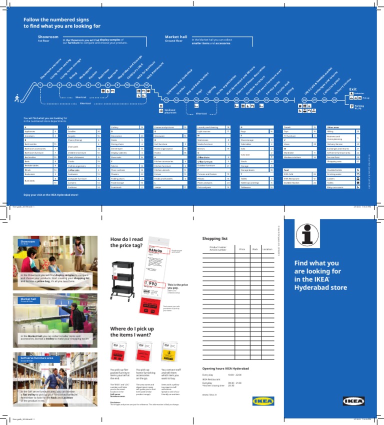 IKEA Hyderabad Store Layout Guide | PDF