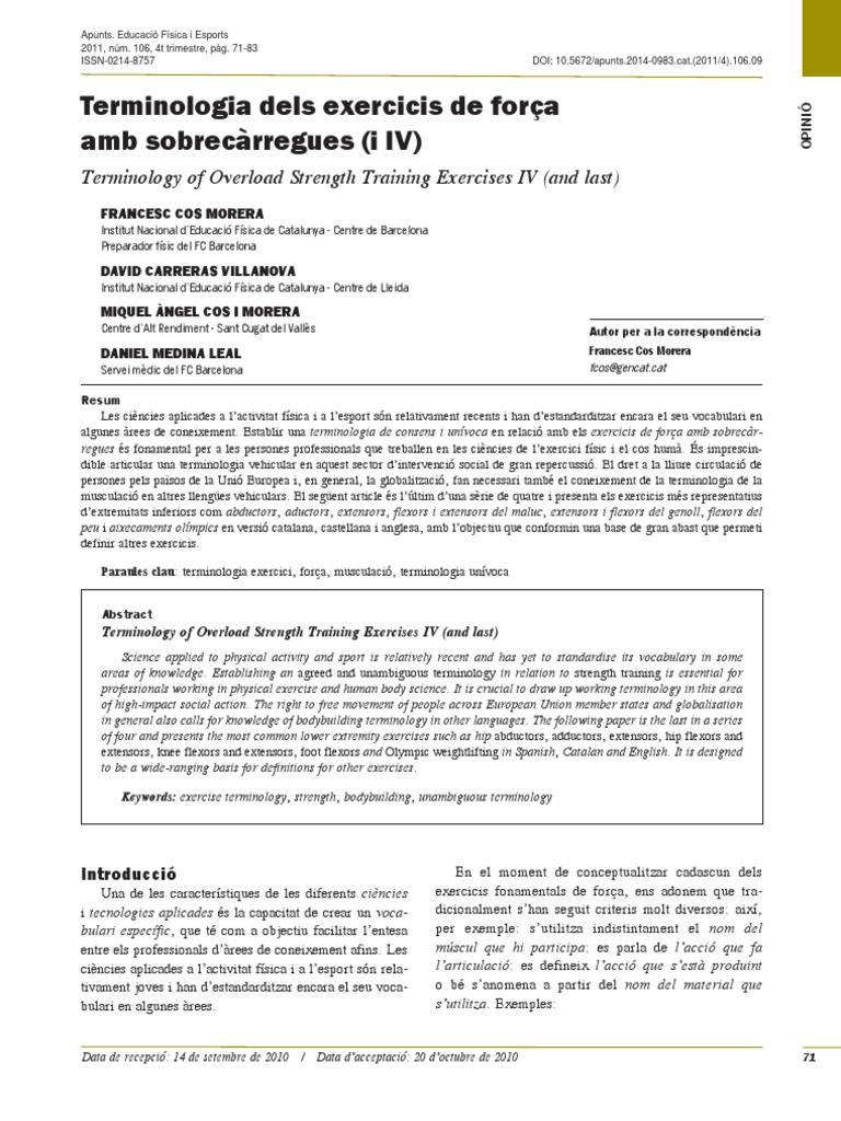 Terminologia (IV) Francesc Cos | PDF