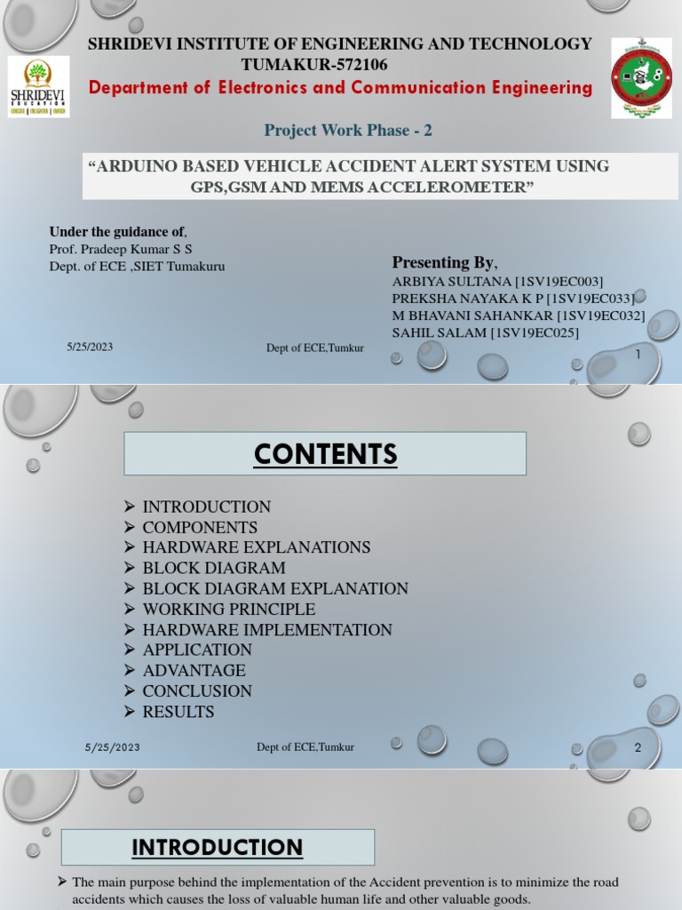 Final Project PPT | PDF | Arduino | Electronic Engineering