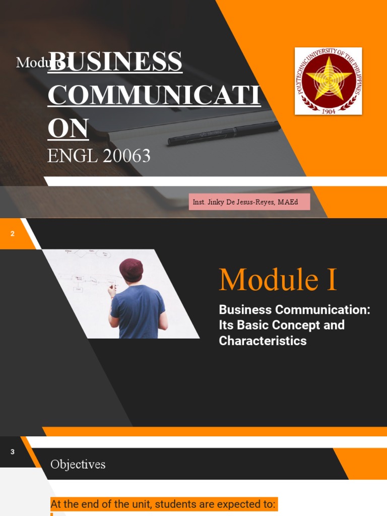 Business Communication (Module i) | PDF