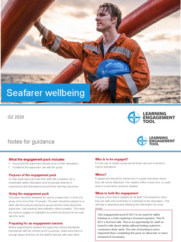 Seafarer Wellbeing | Download Free PDF | Mental Health | Psychological ...