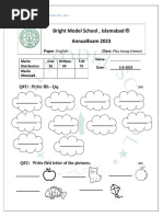 Class Playgroup Holiday Homework - Compressed | PDF