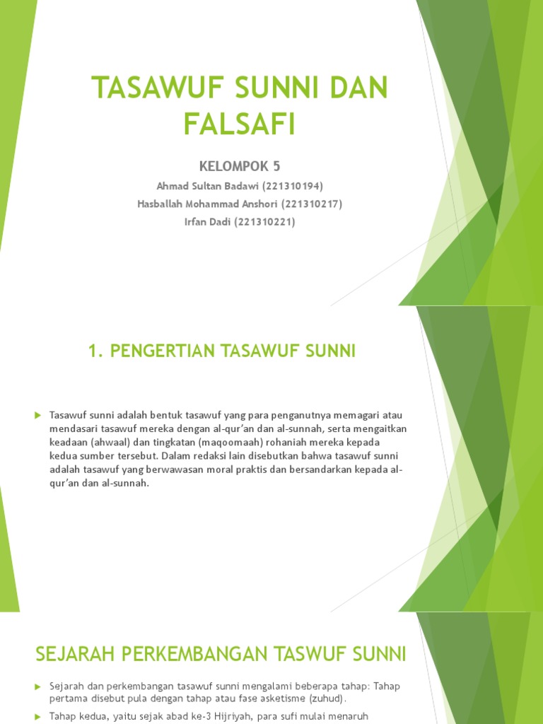 Perbandingan Tasawuf Sunni dan Falsafi | PDF