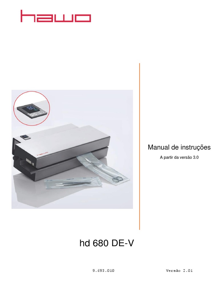 Manual HAWO-Seladora PTBR | PDF | Parafuso | Temperatura