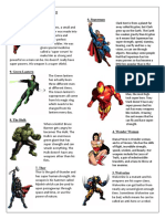 Marvel Characters List | PDF