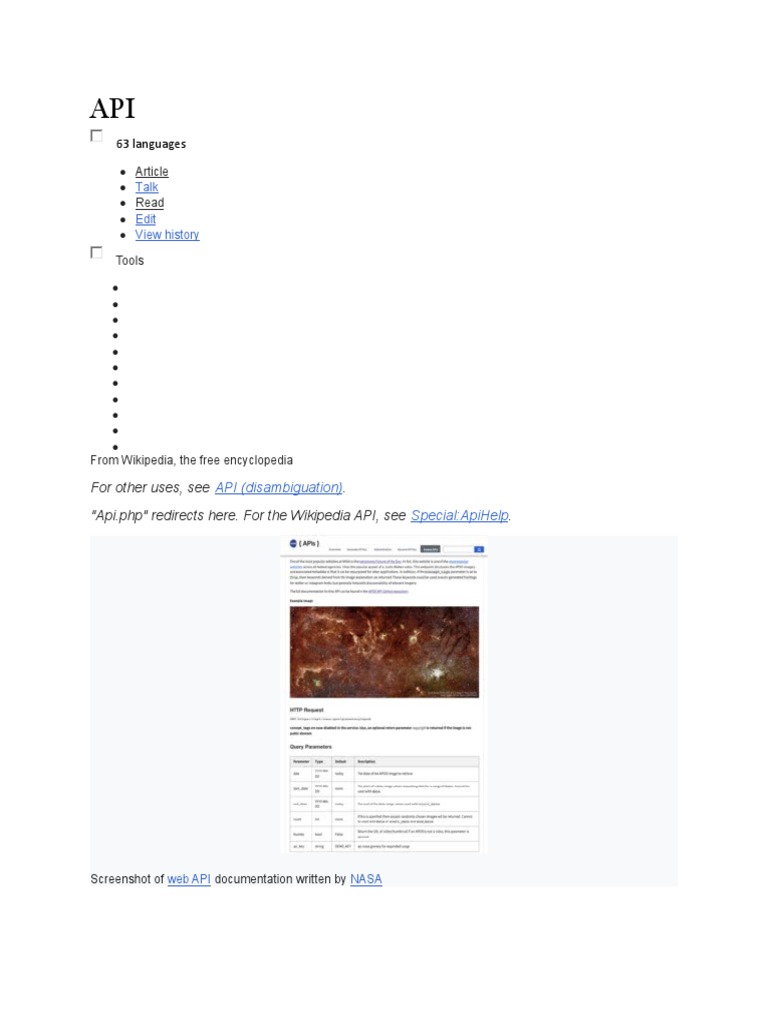 Apis Pdf Software Digital Technology