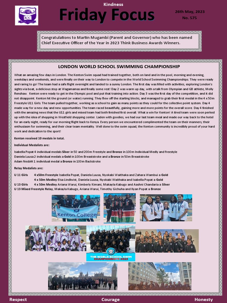 Friday Focus No. 575 | PDF