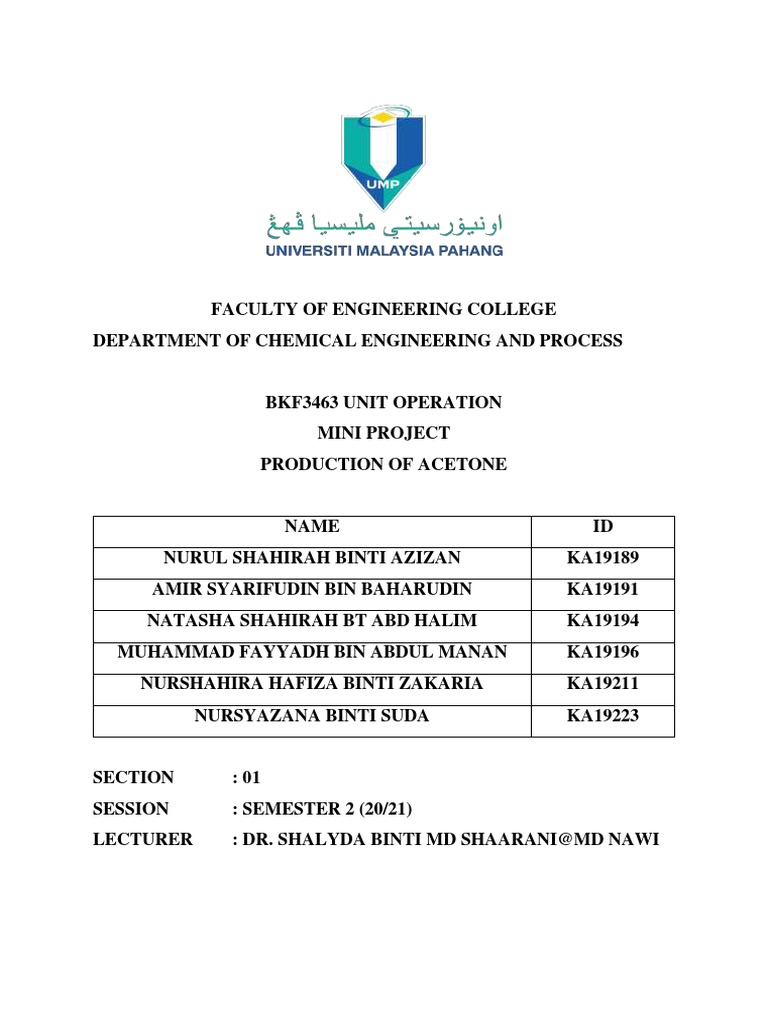 Acetone Production Methods Overview | PDF | Distillation | Water