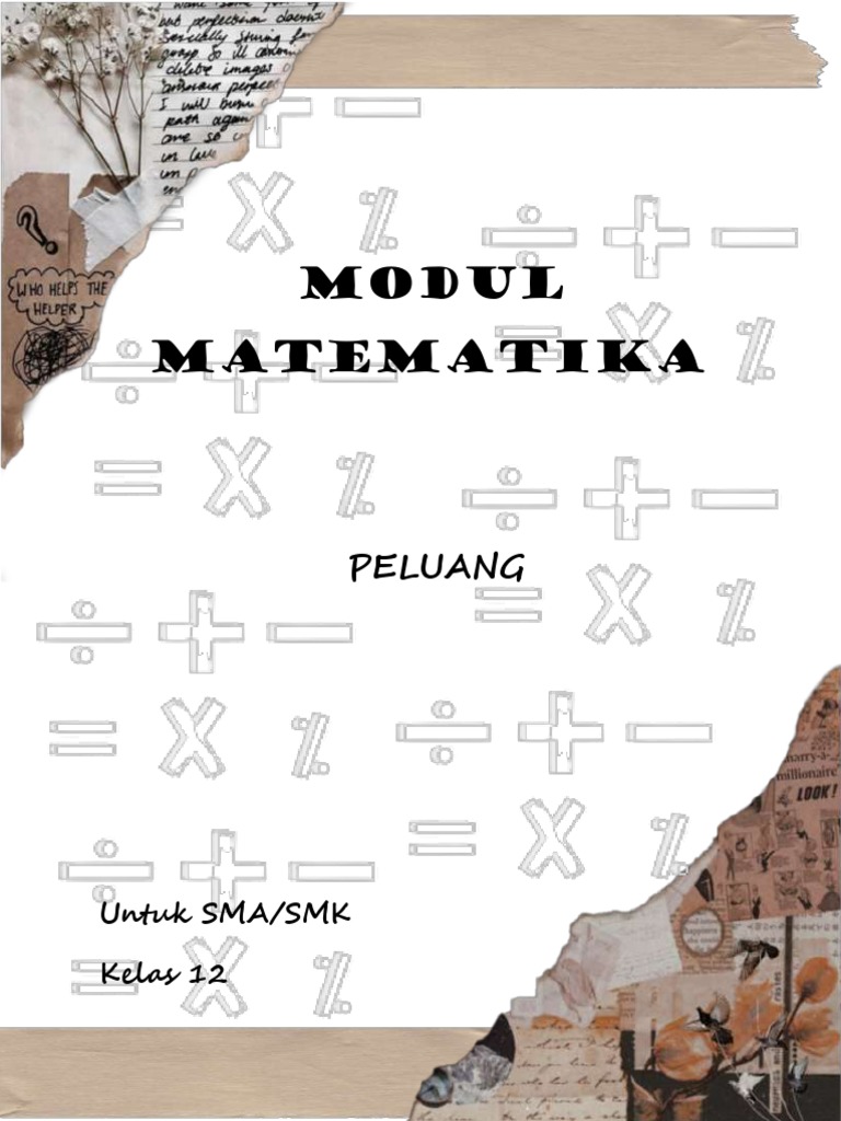 E-Modul Matematika Materi Peluang Sma | PDF