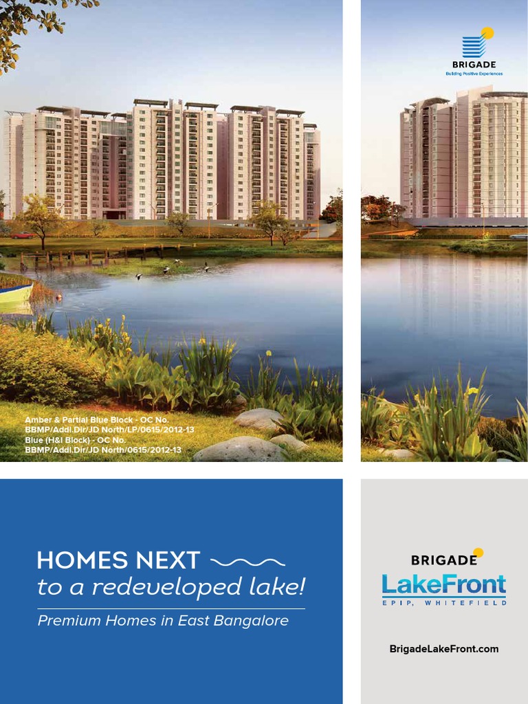Brigade Lakefront Amber and Blue Block Brochure | PDF