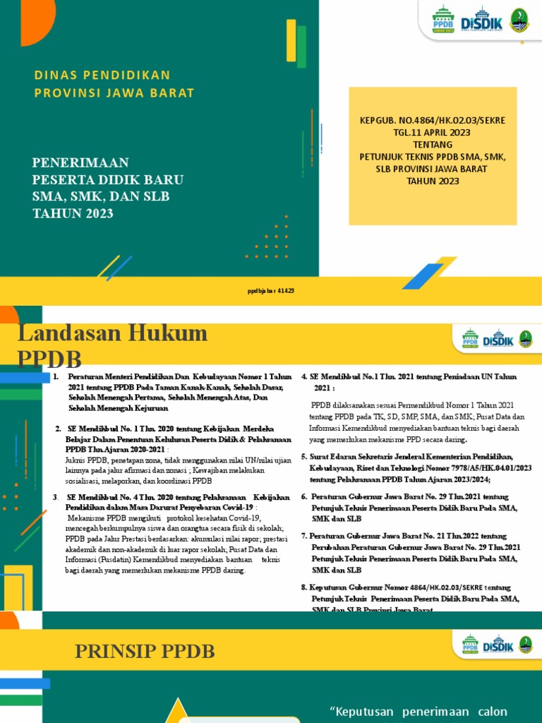 PPDB Jawa Barat 2023 | PDF
